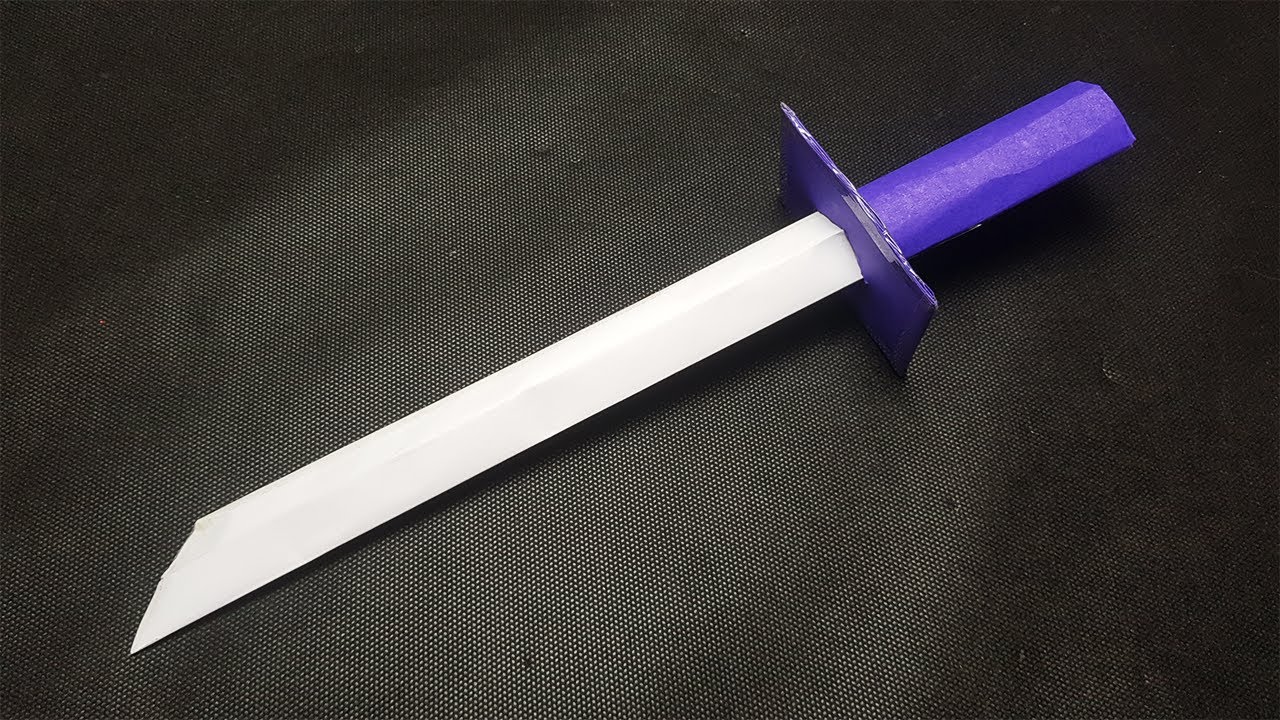 Como Fazer Uma Espada De Papel Passo A Passo Espada De Pirata Passo A