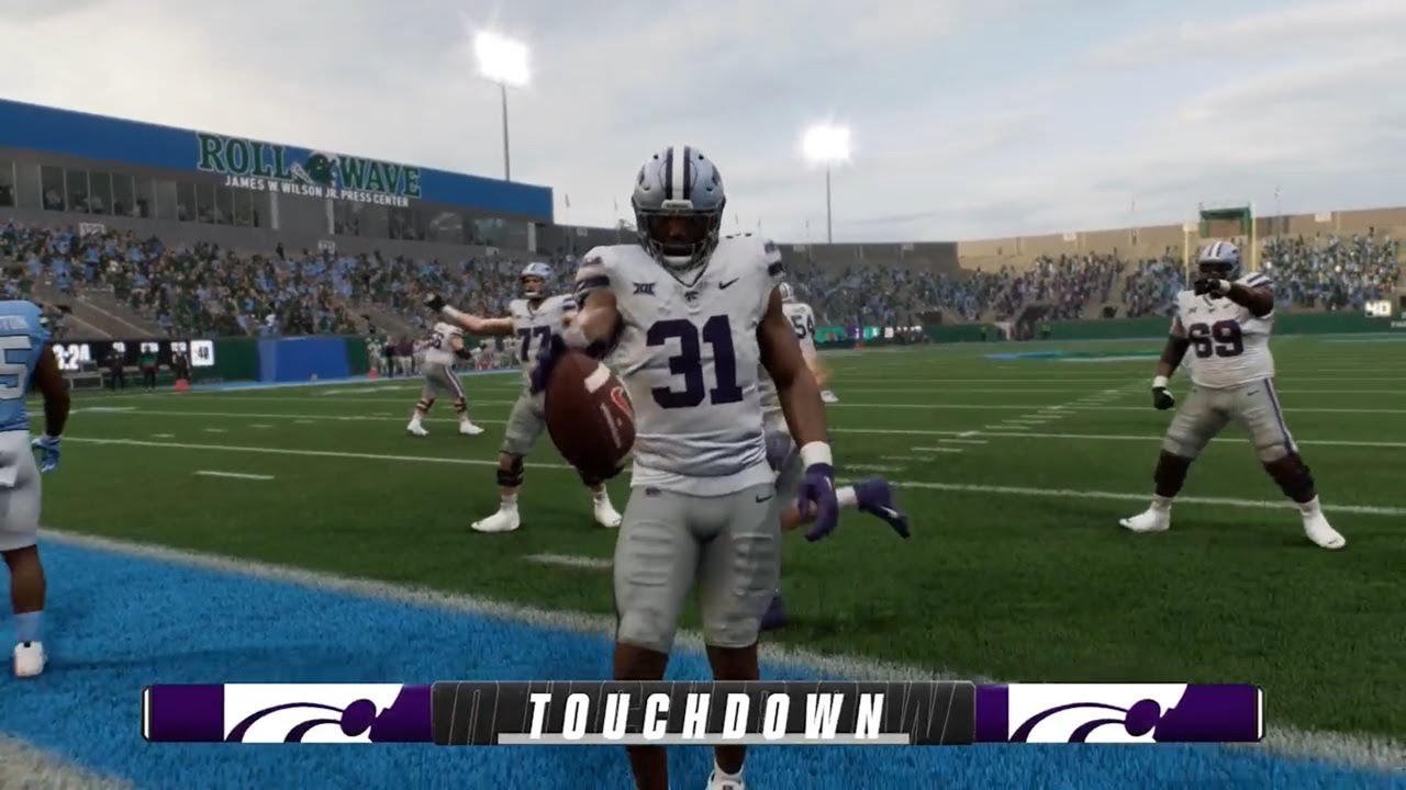 (17) Kansas State Wildcats (1-0) vs. Tulane Green Wave (1-0 ...