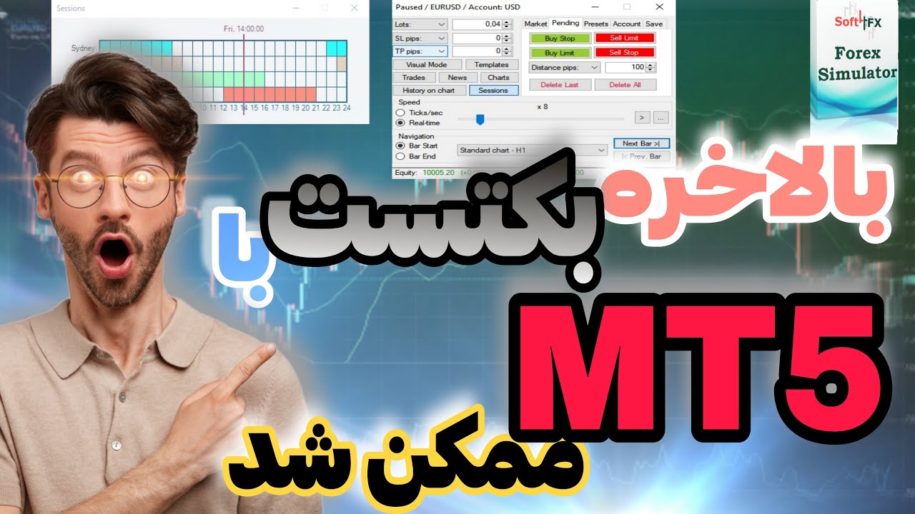 |Soft4FX| 5آموزش بک تست با متاتریدر - YouTube