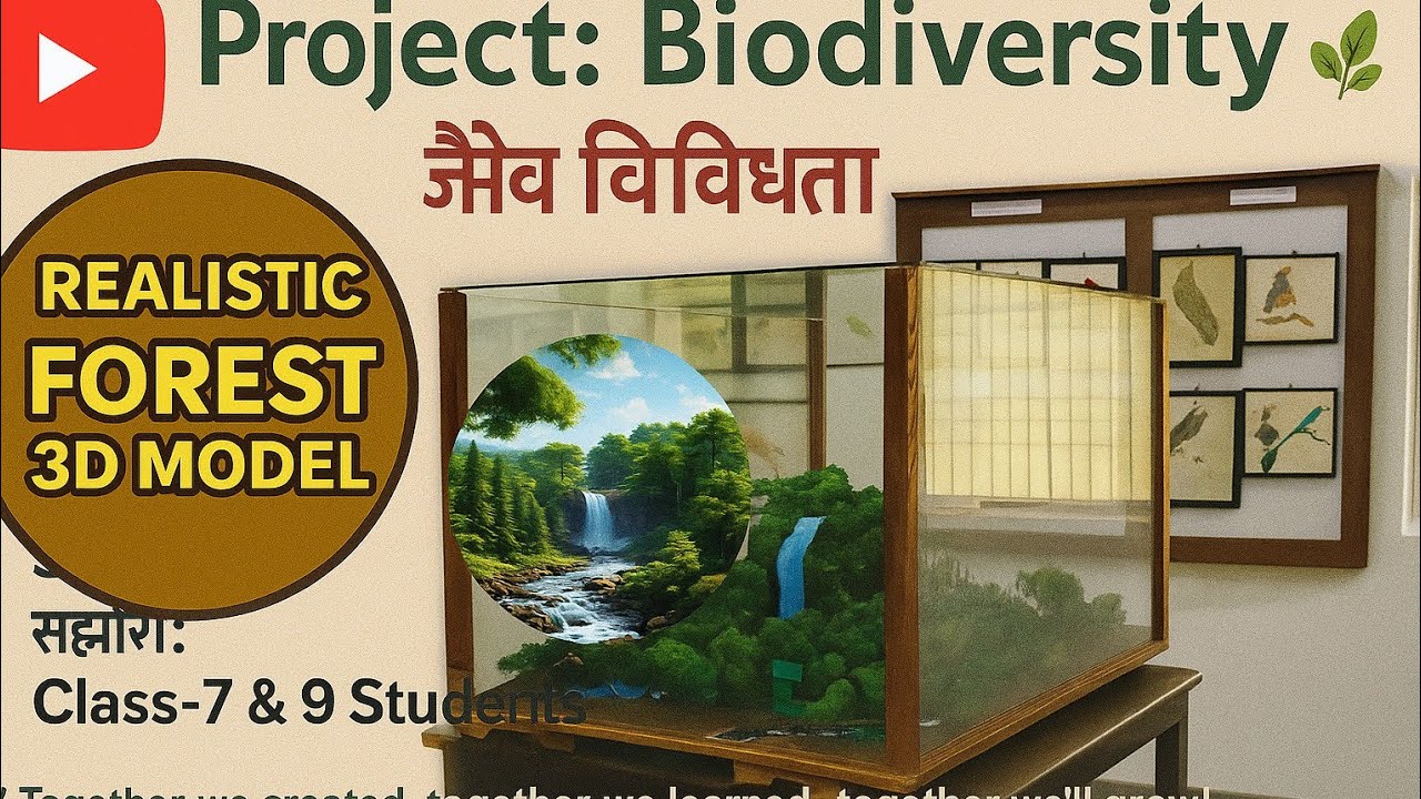 Biodiversity 🌲 Project #diy #craft - YouTube
