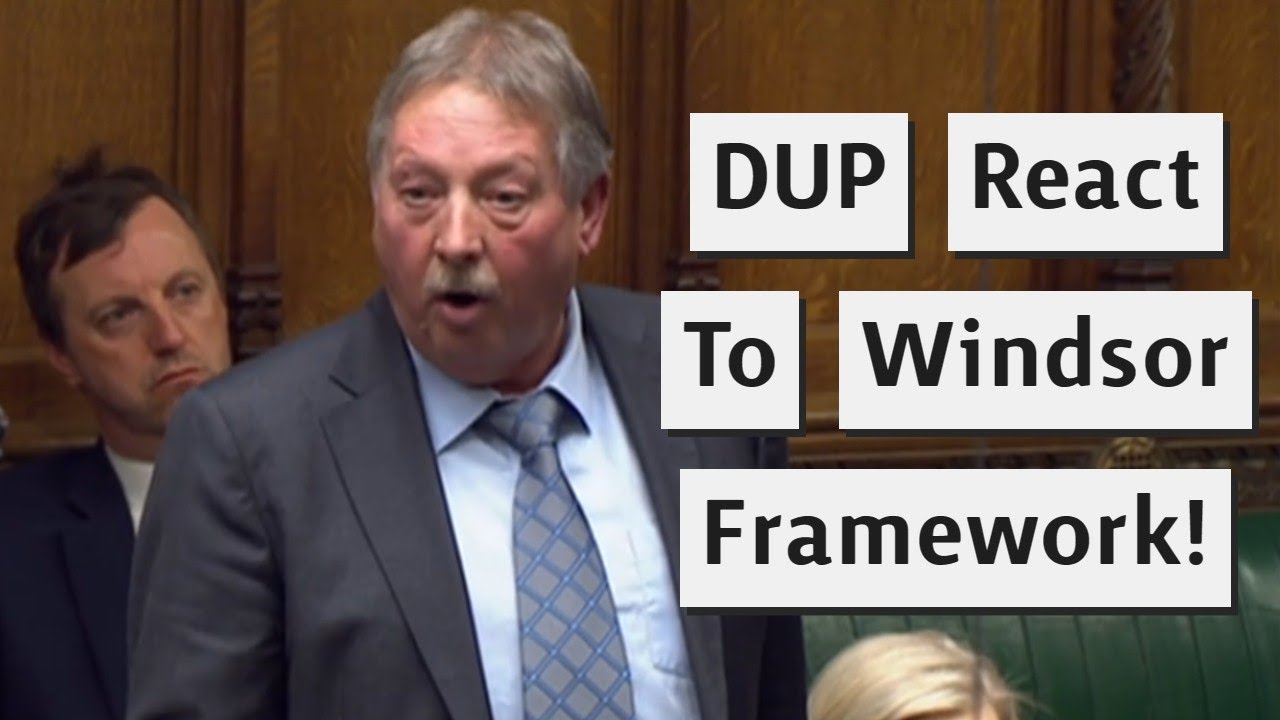 Sammy Wilson And The DUP's Angry React To Windsor Framework! - YouTube