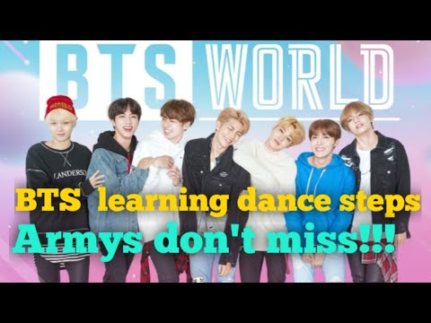 How BTS learning dance steps[BTS dance practice] - YouTube