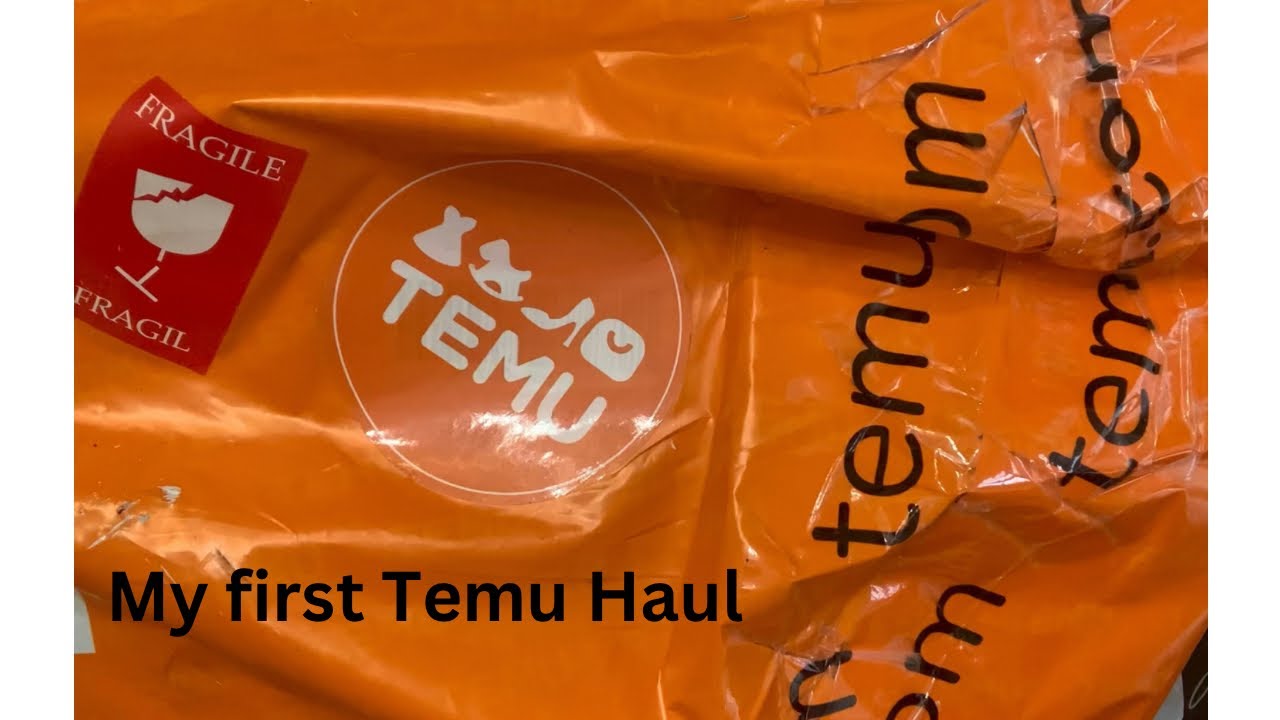 My first Temu Haul, great products and great prices plus a discount for ...
