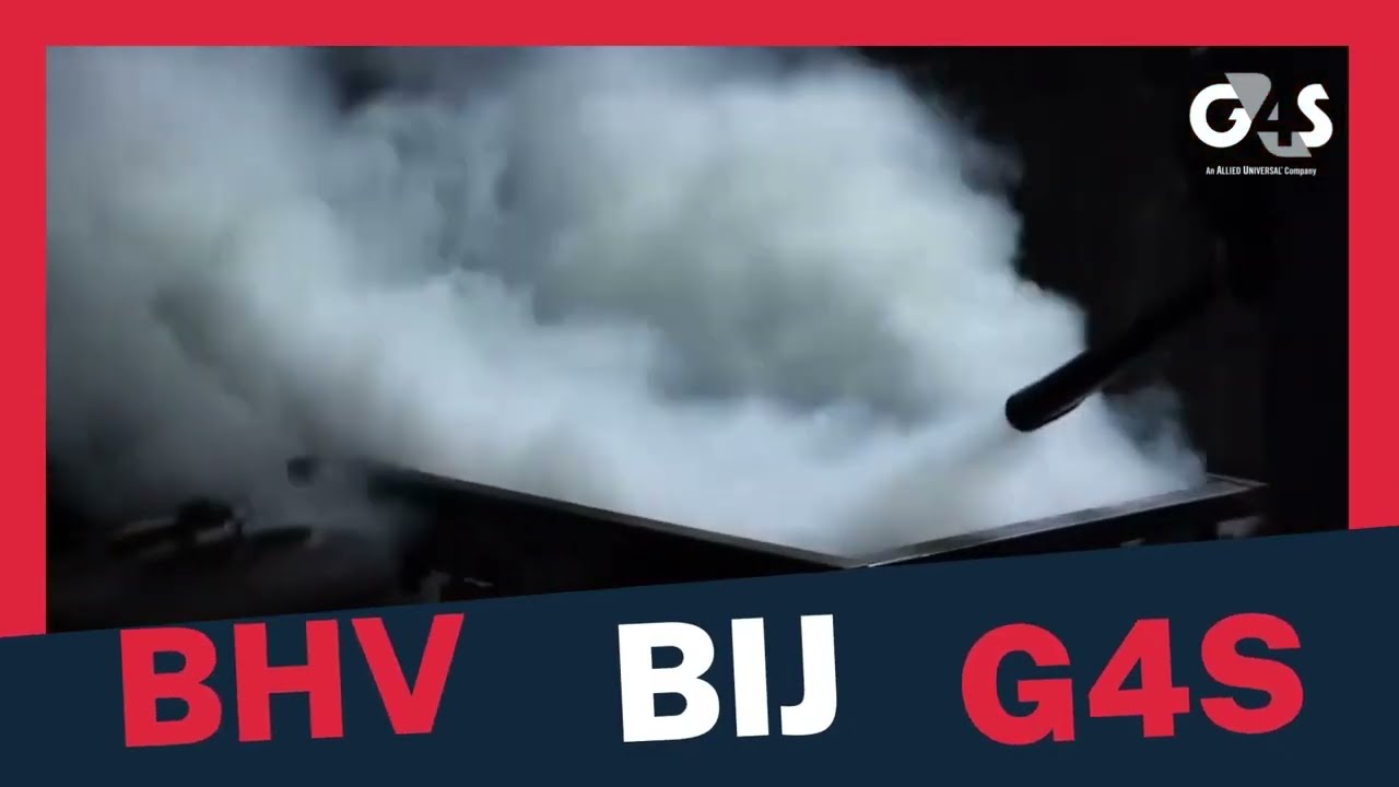 Beginnende brand blussen - Realistisch trainen bij G4S Training ...