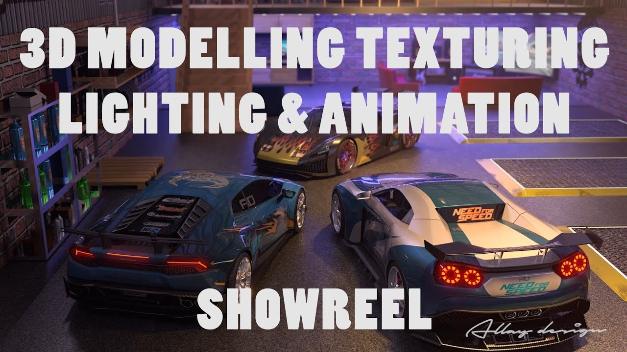 3D Modelling, Texturing, Lighting & Animation showreel 2020 - YouTube