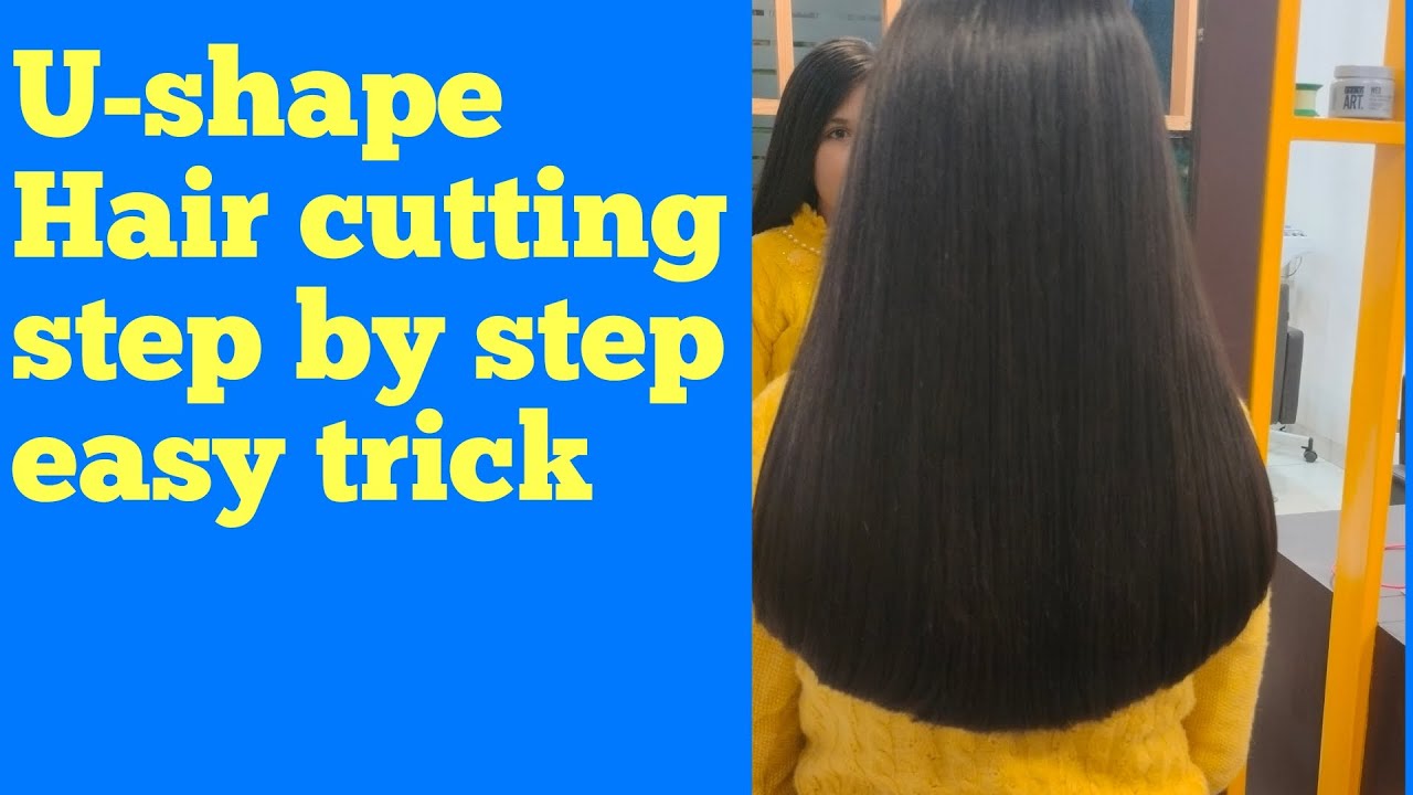 U-shape hair cutting | how to create U-shape hair cut | @Ikramsalon # ...