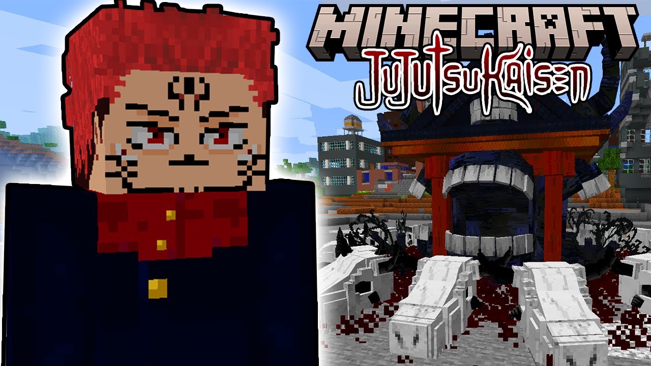 Je Deviens SUKUNA Dans JUJUTSU KAISEN MINECRAFT - YouTube