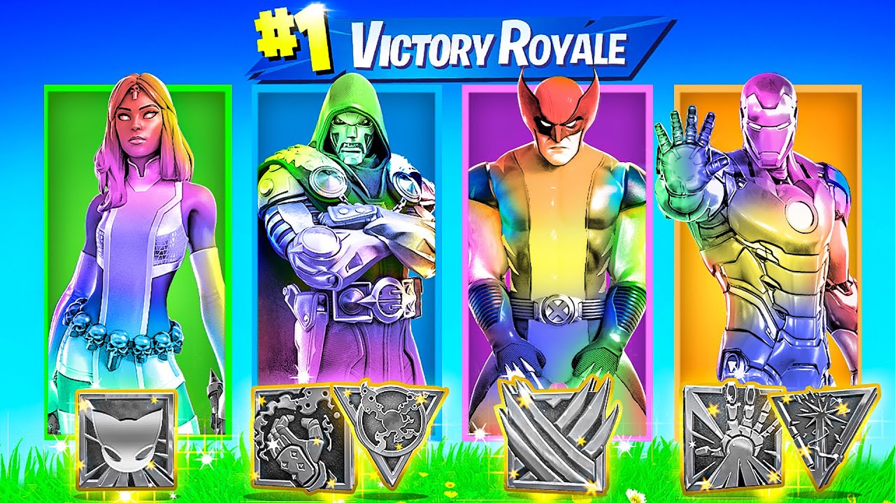 The RANDOM MYTHIC RAINBOW BOSS Challenge in Fortnite (Mystique ...