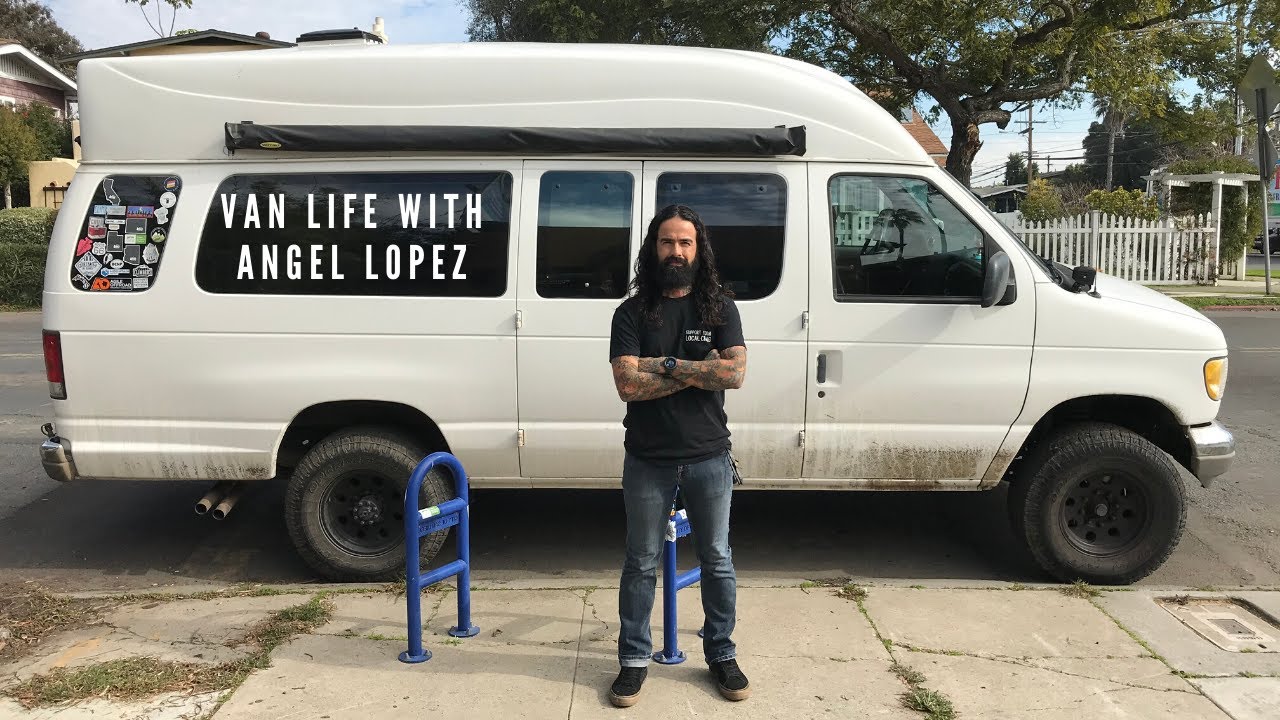 Van Life with A Tattoo Artist in A Converted Ford E-250 - YouTube