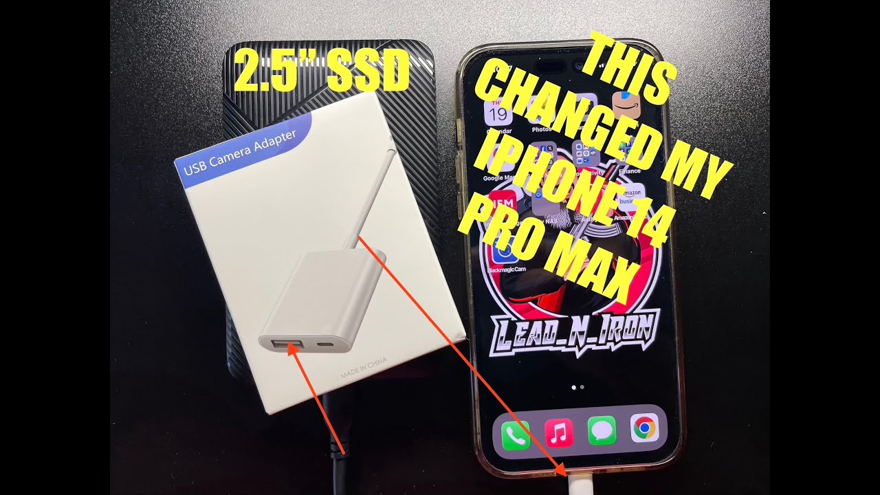 How I am able to connect an SSD to my iPhone 14 Pro Max? - YouTube