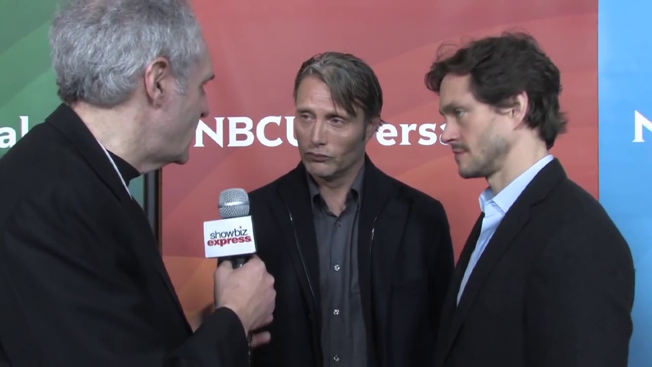 Hannibal's Mads Mikkelsen & Hugh Dancy Talk w/ Ross Crystal - YouTube