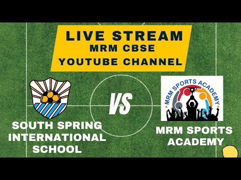 ⚽MRM SPORTS ACADEMY FOOTBALL MATCH ⚽ - YouTube