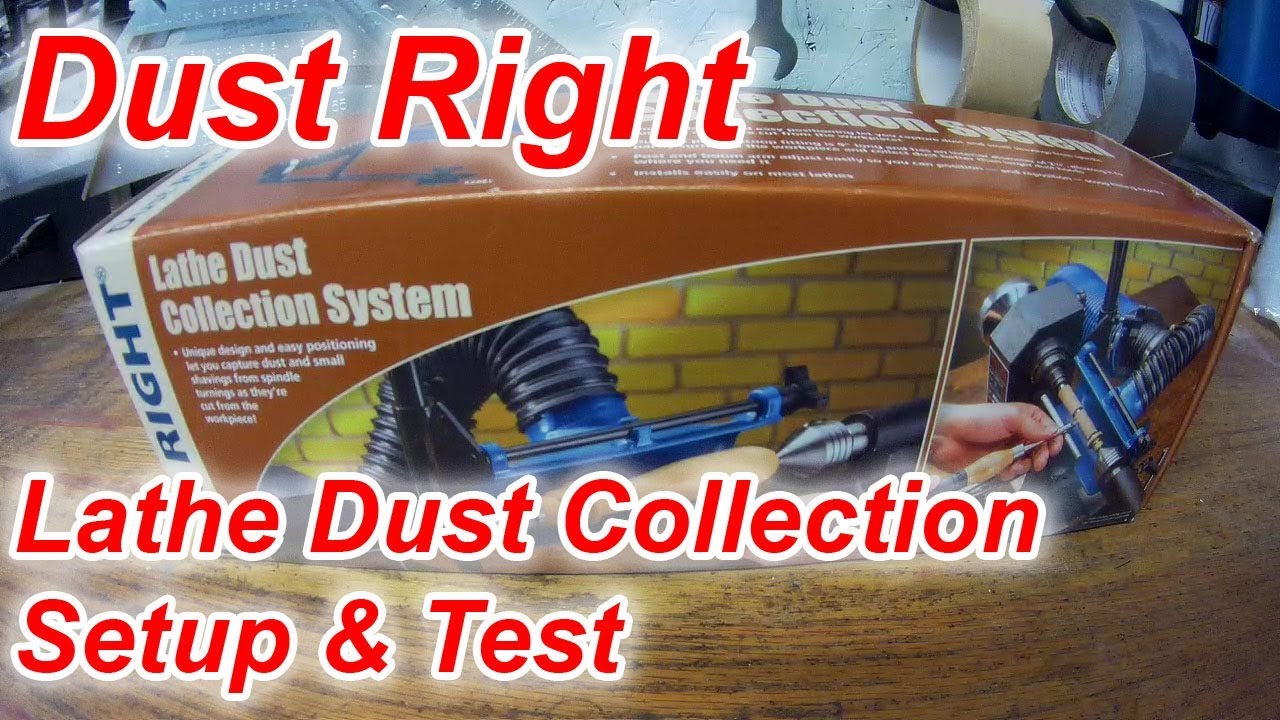 Dust Right Lathe Dust Collection - YouTube