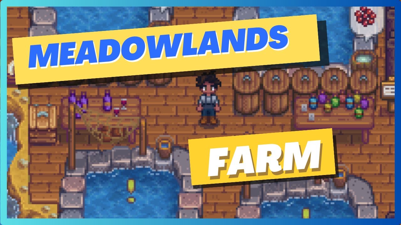 Stardew Valley Farm Tour 1.6 (Meadowlands Farm Tour and Layout) - YouTube