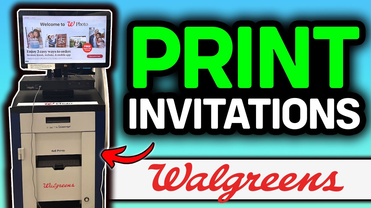 How To Print Invitations At Walgreens In-Store 2025 - Full Guide - YouTube