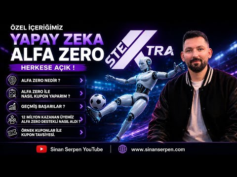 Alfa Zero Özel ! Herkese Açık ! Spor Toto 4. Hafta Tahminleri  #sportototahminleri #sportoto
