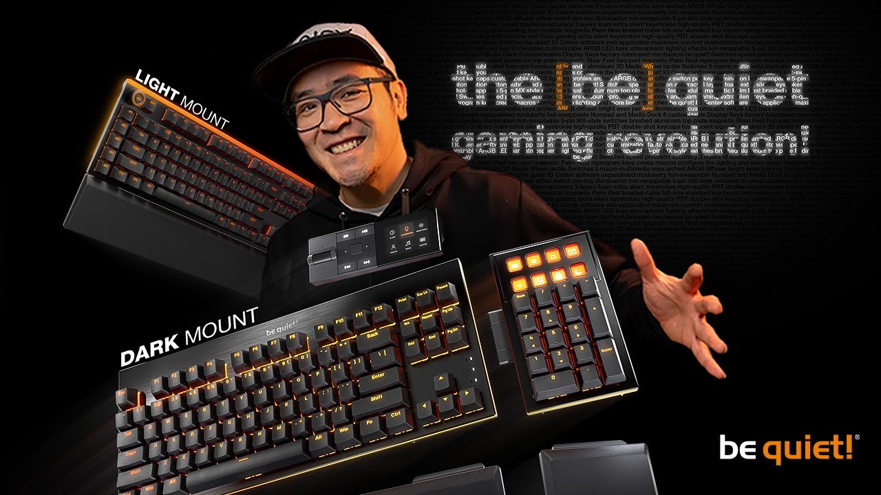 Dark Mount & Light Mount | Gaming Keyboards by be quiet! - YouTube