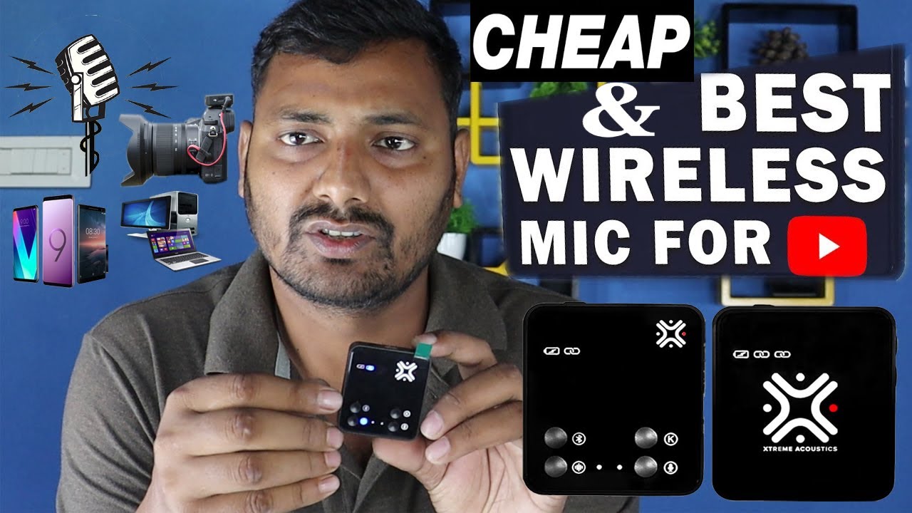 CHEAP & BEST WIRELESS Microphone Kit for Android, Iphone and DSLR ...