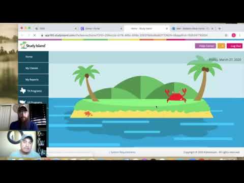 LOC Study Island Login Tutorial - YouTube
