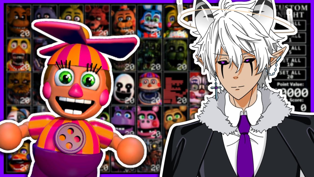 Ultimate Custom Night Challenges & 8500 Points Grind! Live - YouTube