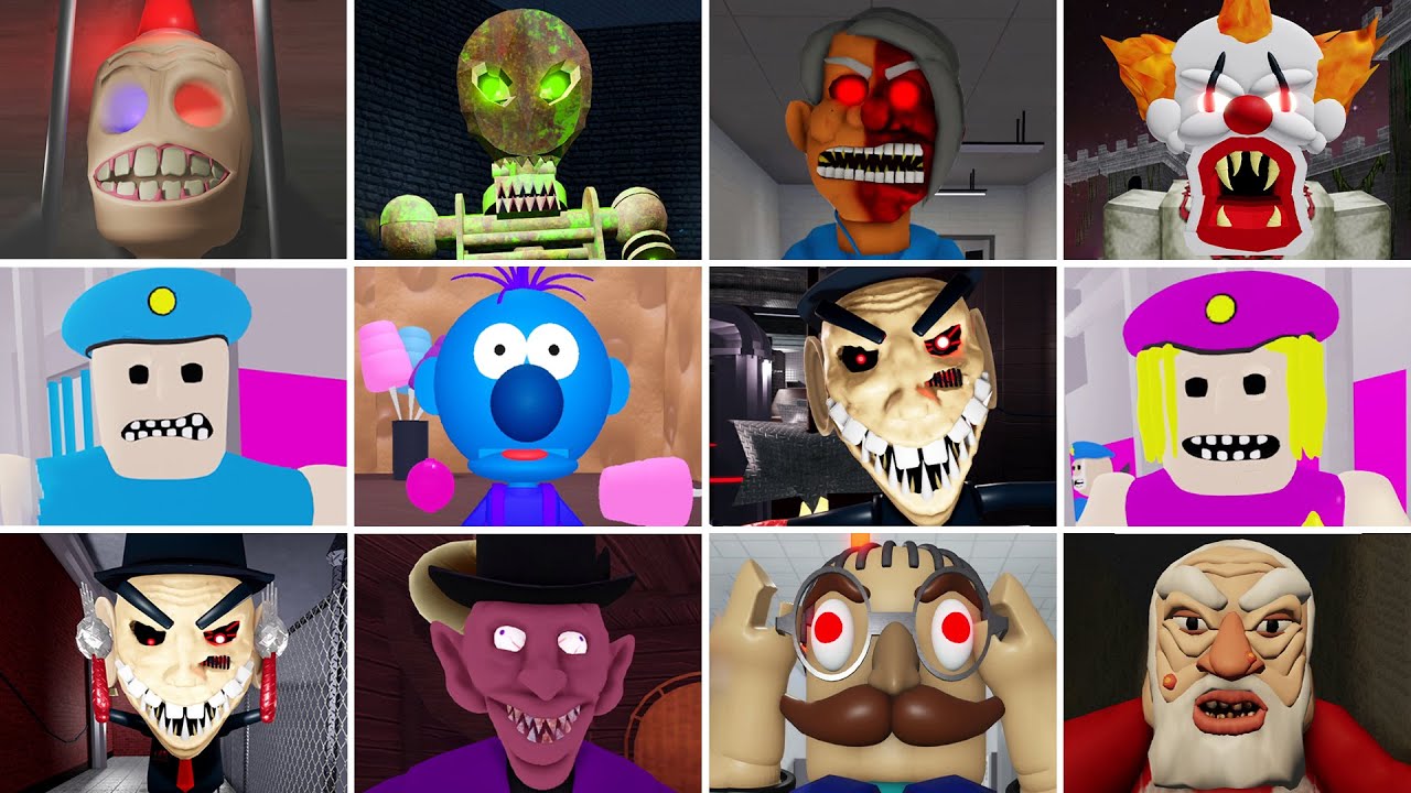 ROBLOX OBBY TRAPPED BY Mr Crazy Carnival, Buff Police Family Priosn ...