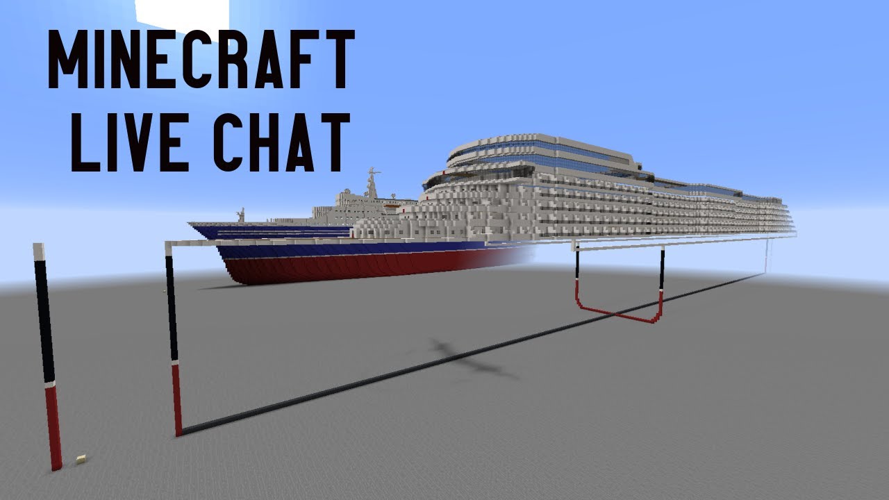 Minecraft Creative Cruise Ship Hull Build #3.1 - YouTube