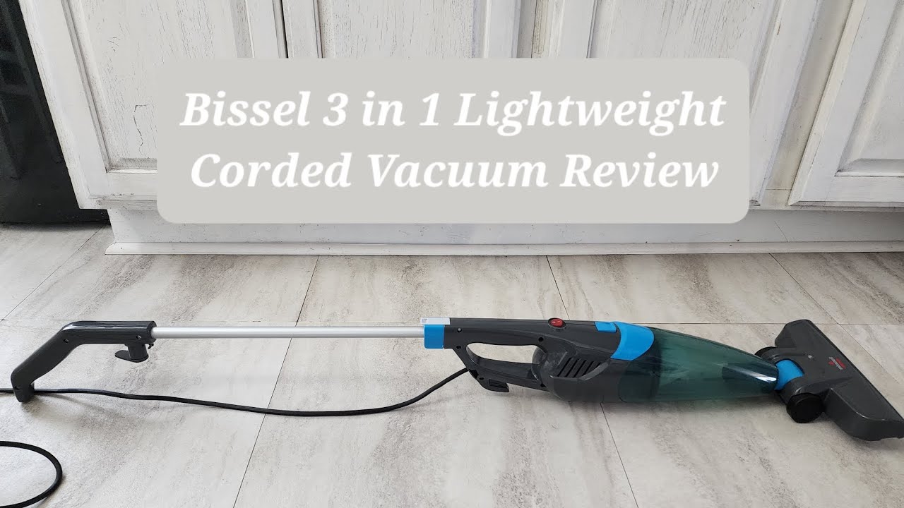 Bissel 3 in 1 lightweight corded vacuum review - YouTube