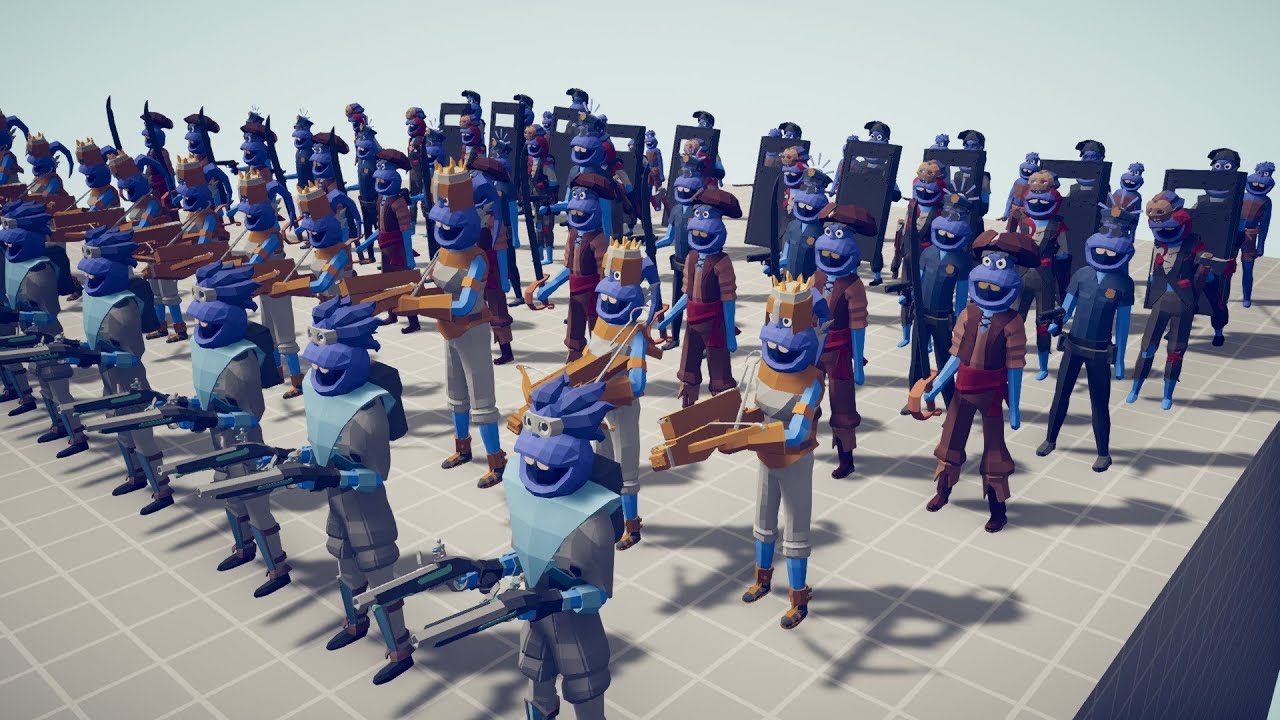 CROUGUS vs POLICE | Totally Accurate Battle Simulator - TABS - YouTube