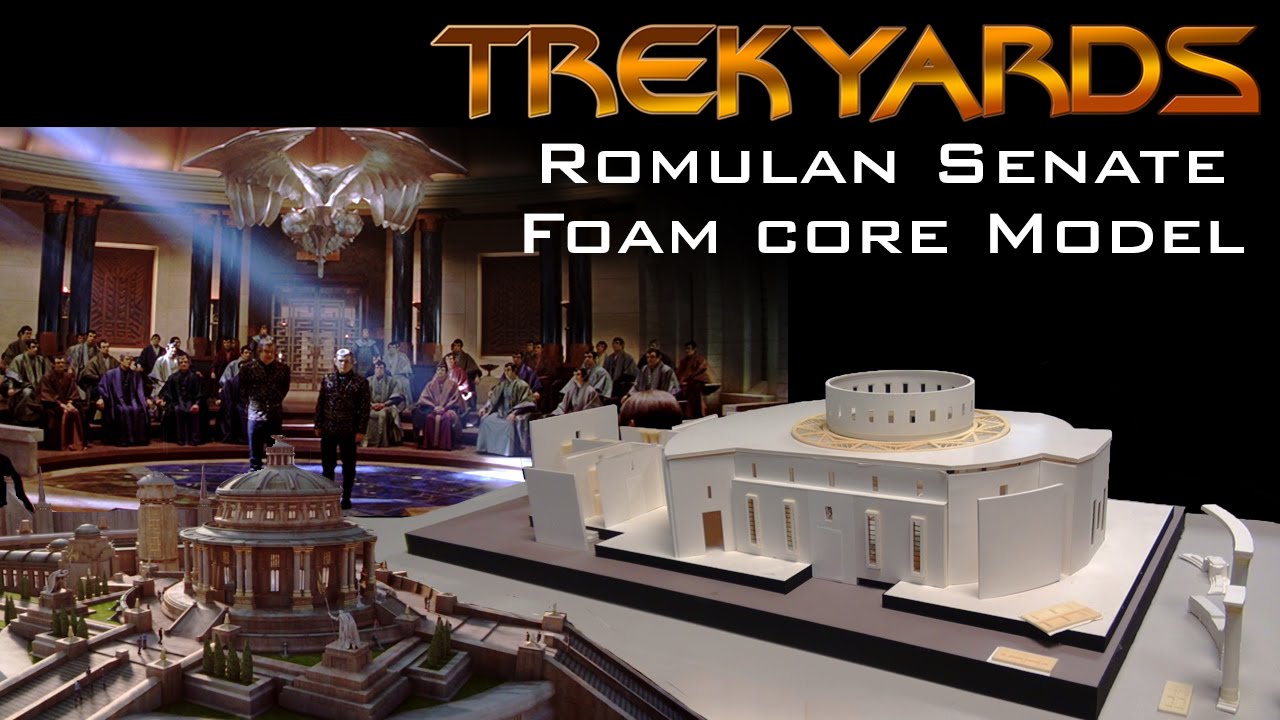 Romulan Senate Foam Core Model (Nem) - Propworx Collection - YouTube