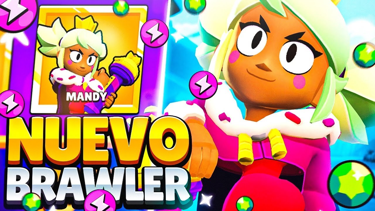 DESBLOQUEANDO y MAXEANDO al NUEVO BRAWLER *MANDY*🤑 - YouTube