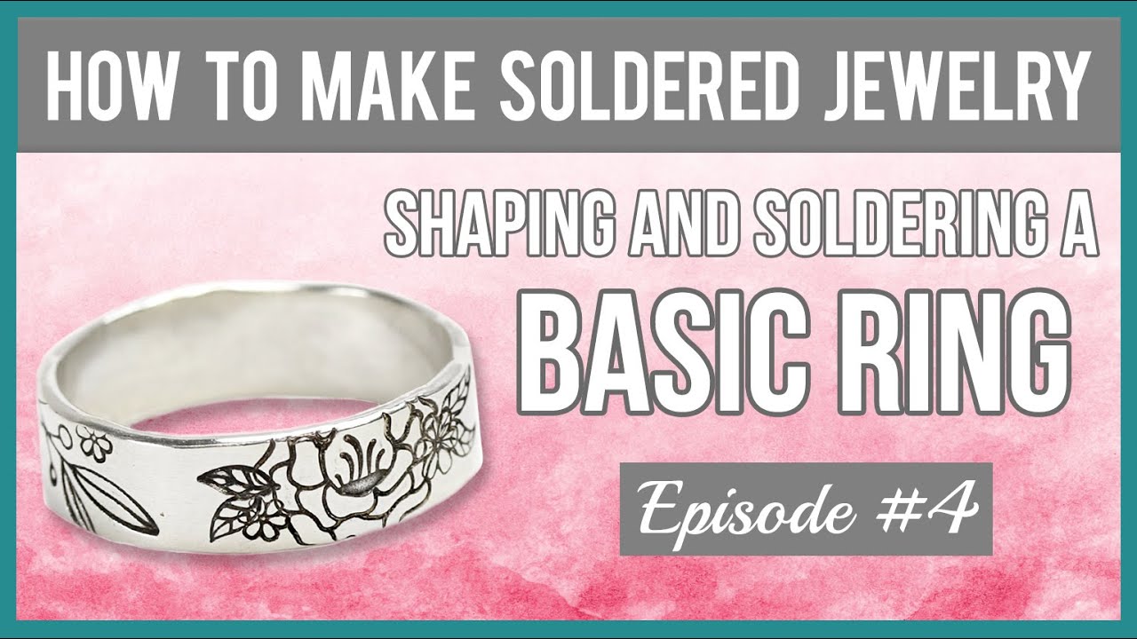 How to Make Soldered Jewelry, Episode #4 - Shaping and Soldering a ...
