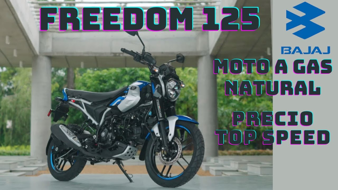 Moto a GAS | Bajaj Freedom 125 GNV | TOP SPEED | Ficha Tecnica | PRECIO ...