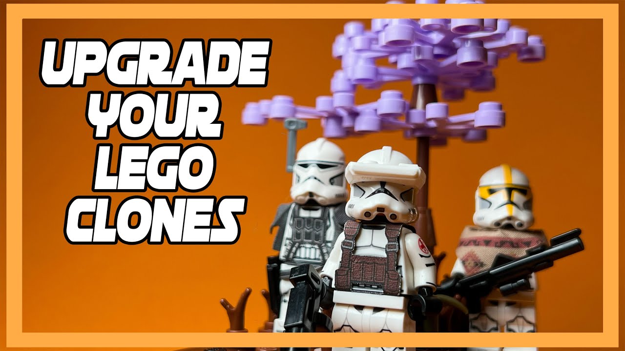 How to UPGRADE your LEGO CLONES with custom parts! - YouTube