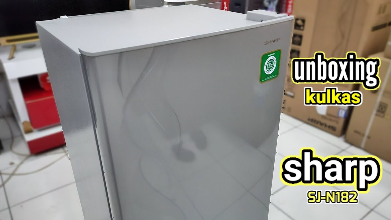 review kulkas sharp 1 pintu - YouTube