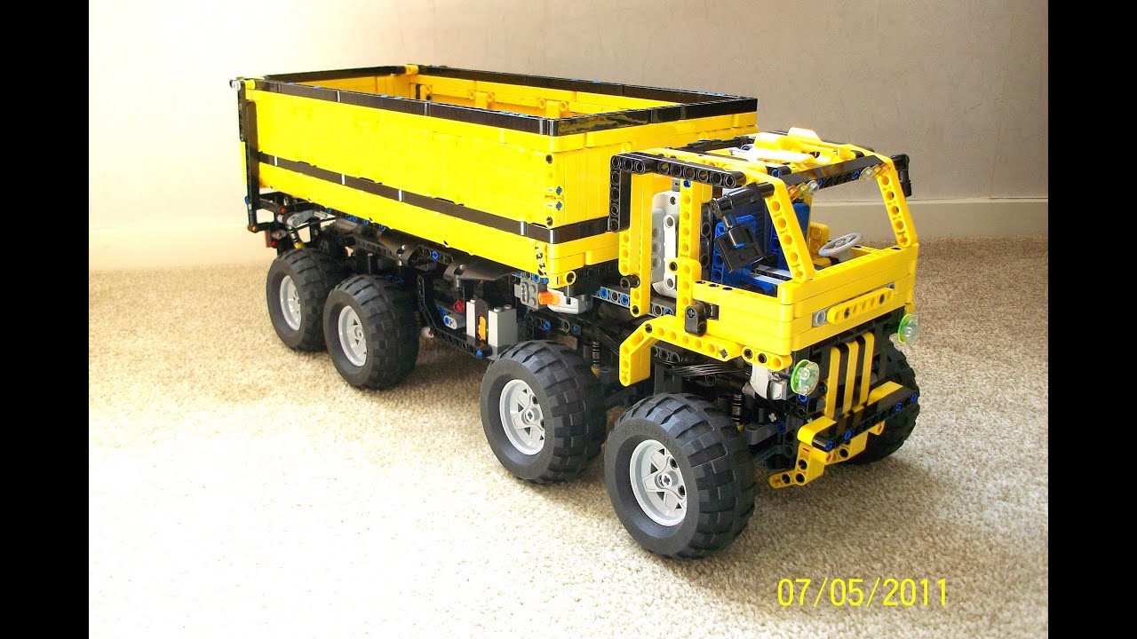 Lego IR RC dump truck - YouTube