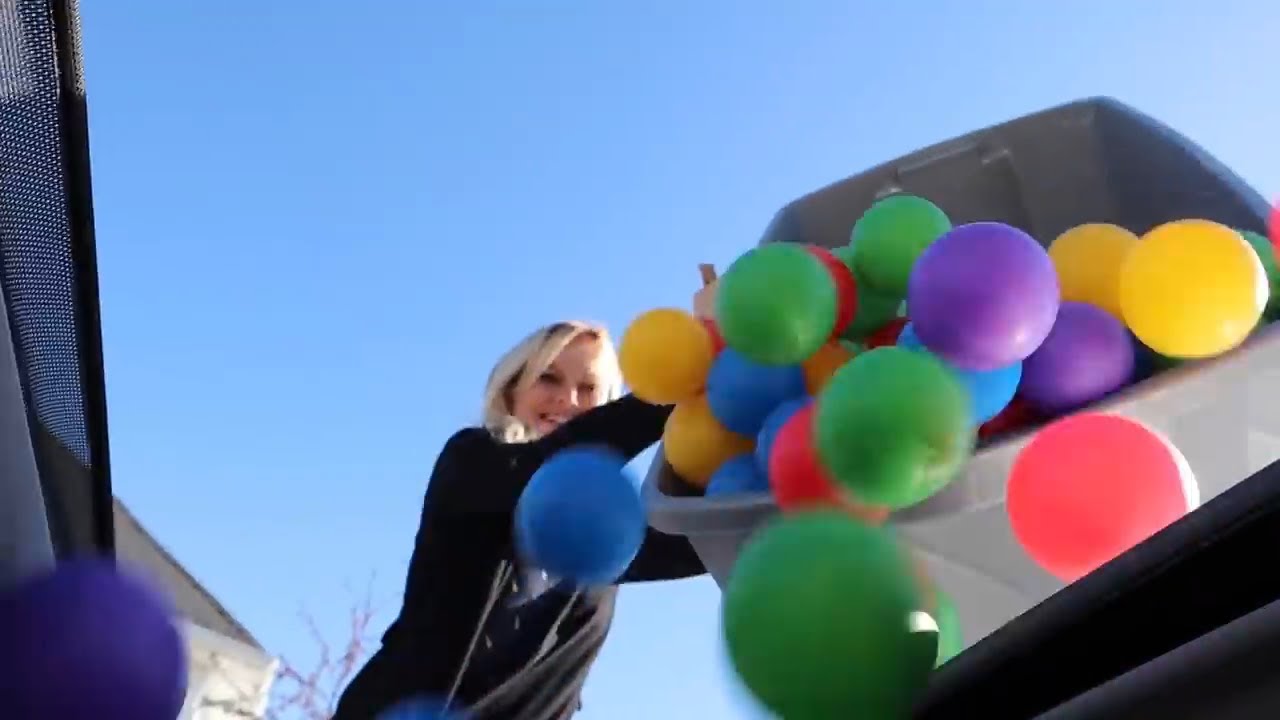 CAR FULL OF BALL PIT BALLS!! - YouTube