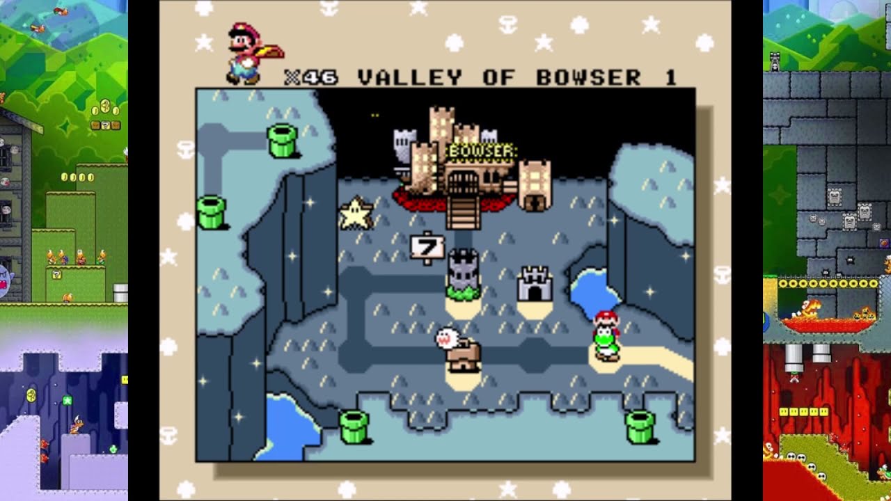 Super mario world valley of bowser sprites - optionmens