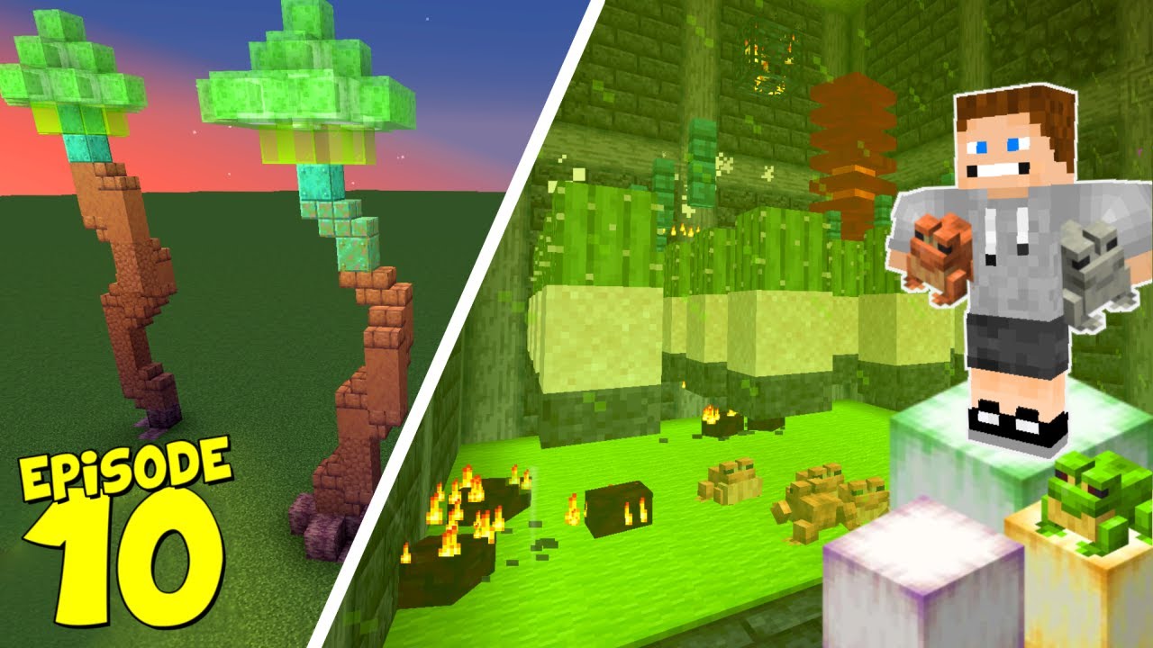 I built a FROGLIGHT Farm in Minecraft Survival - YouTube