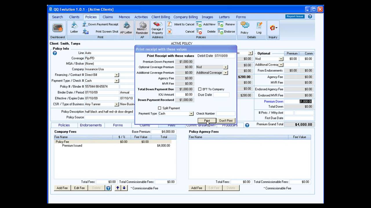 QQ Evolution - How to Use the Policy and Billing Screens - YouTube