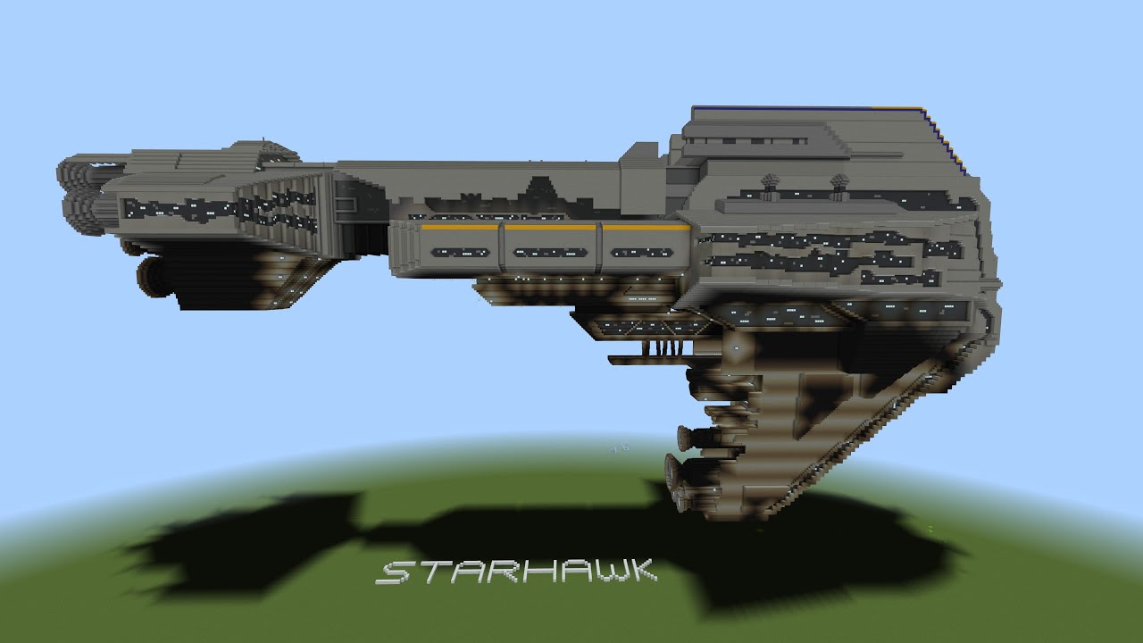 Minecraft Star Wars 1/4 Scale Starhawk - Class Battleship ( PS5 ...