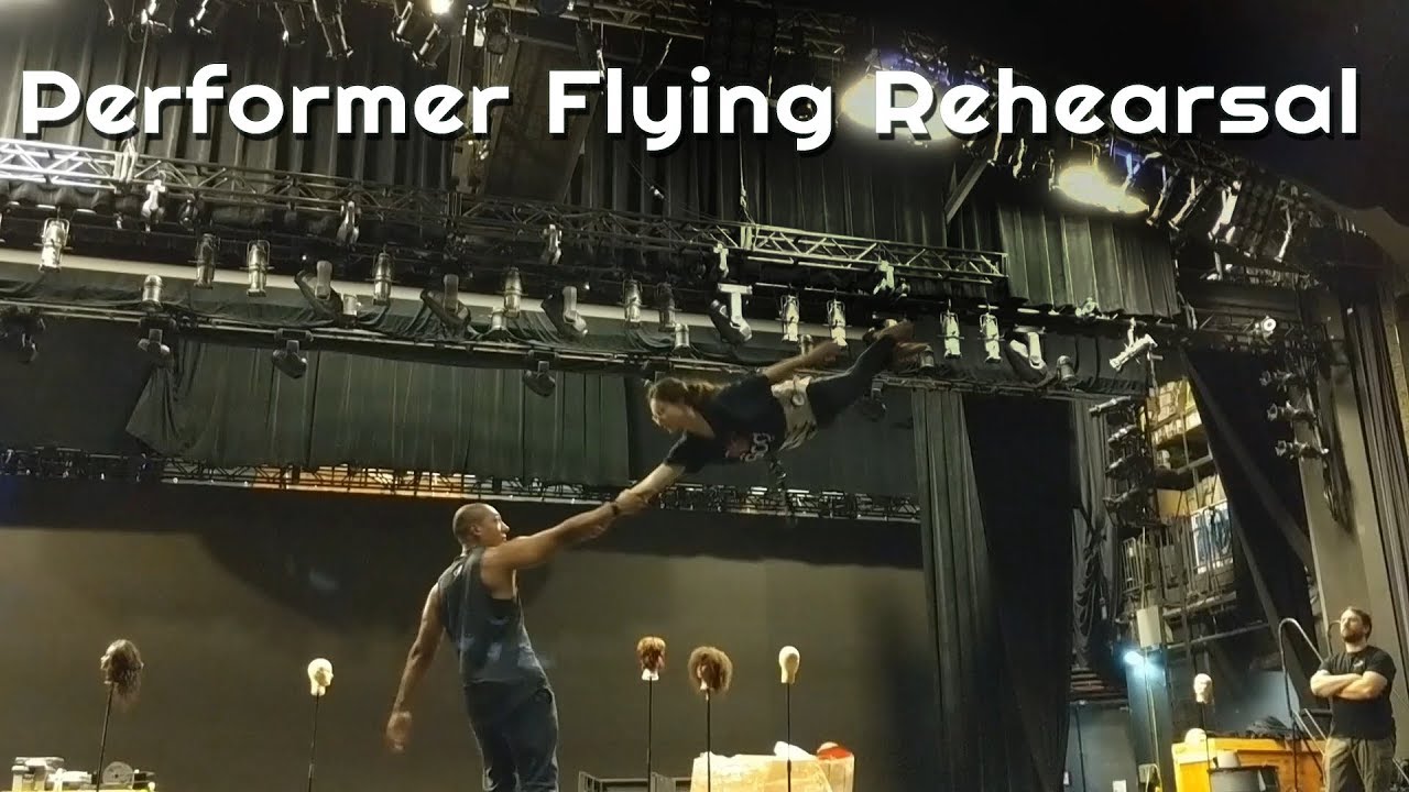 Performer Flying Rehearsal - YouTube