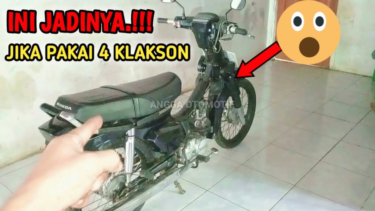 MOTOR PAKAI 4 KLAKSON ASTREA PRIMA BIKIN KAGET - YouTube