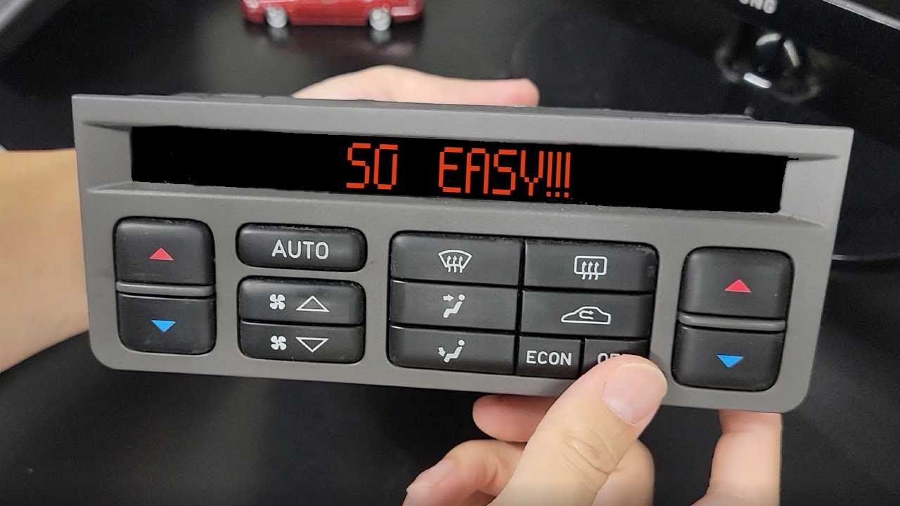 Saab 9-5 climate control bulb replacement | Quick & Easy - YouTube