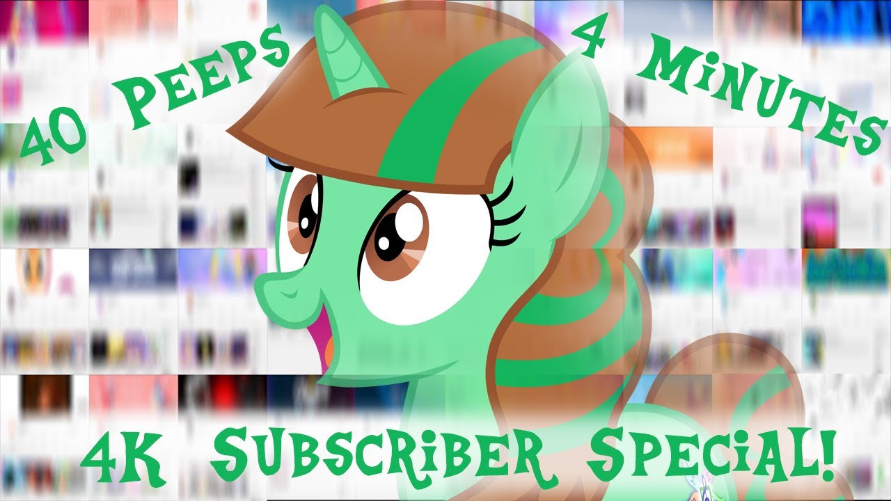 4K Subscriber Special (40 Peeps in 4 Minutes) - YouTube