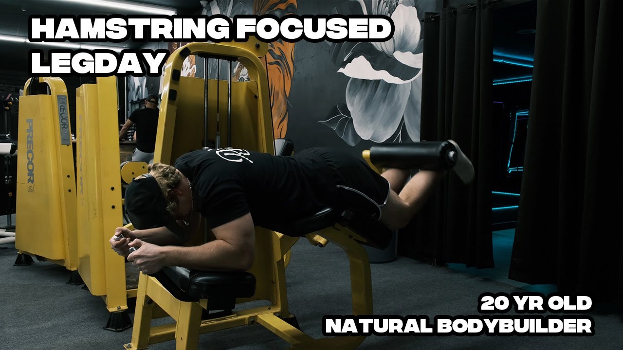HAMSTRING FOCUS LEG DAY // NATURAL BODYBUILDING - YouTube