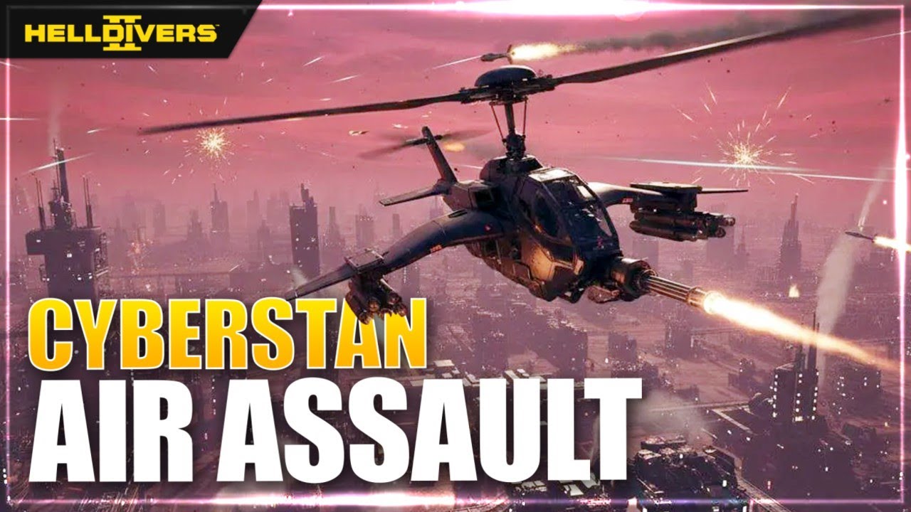 First Look At Helldivers 2 New Flying Vehicle & Cyberstan Update - YouTube