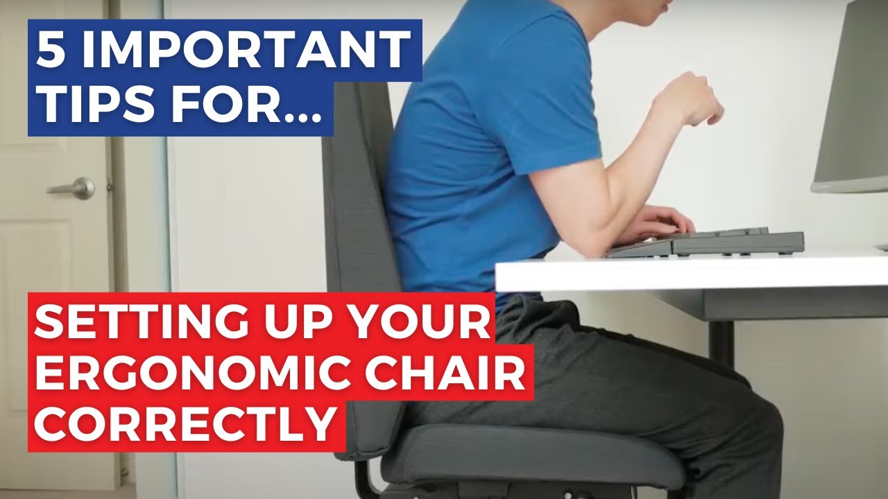 5 Ways You're Sitting Wrong at Your Desk Computer Desk Setup Ergonomics ...