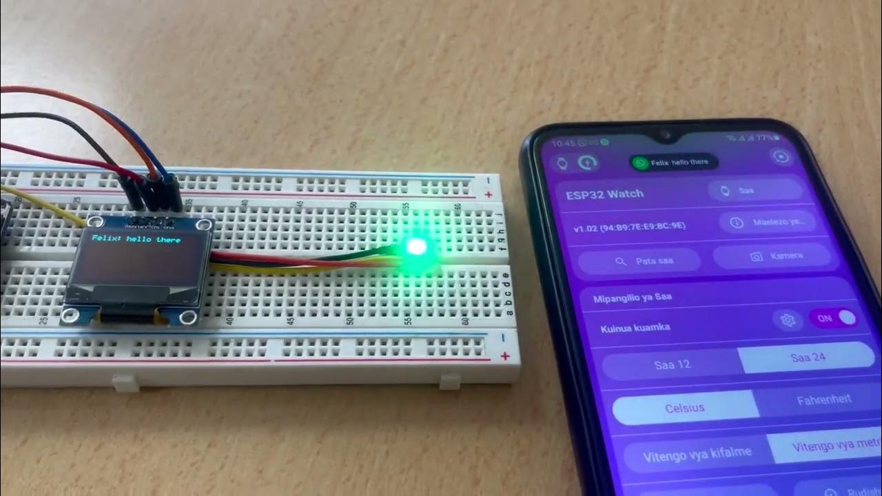 Chronos ESP32 OLED notifications - YouTube