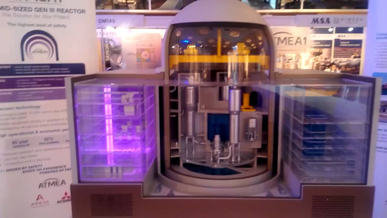 ATMEA1 - A top safety level mid-sized Generation III+ PWR - YouTube