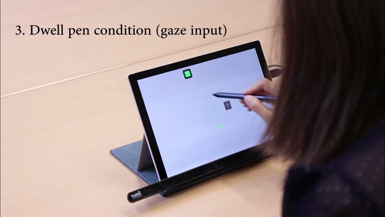 Gaze-based Mode-Switching to Enhance Interaction with Menus on Tablets. - YouTube